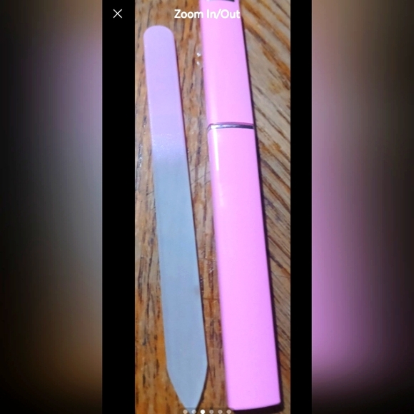 Source Unknown | Skincare | Pink Nail File Made Of Glass | Poshmark